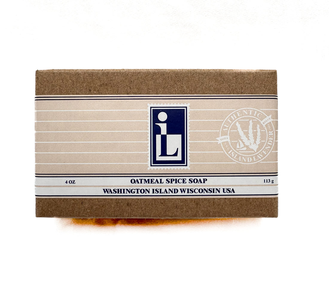 Natural Oatmeal Spice Soap (4 Oz.) – Island Lavender